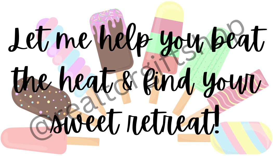 Beat the Heat PNG, Summer Graphic, Popsicle Tag, Pop by Tag, Summer ...