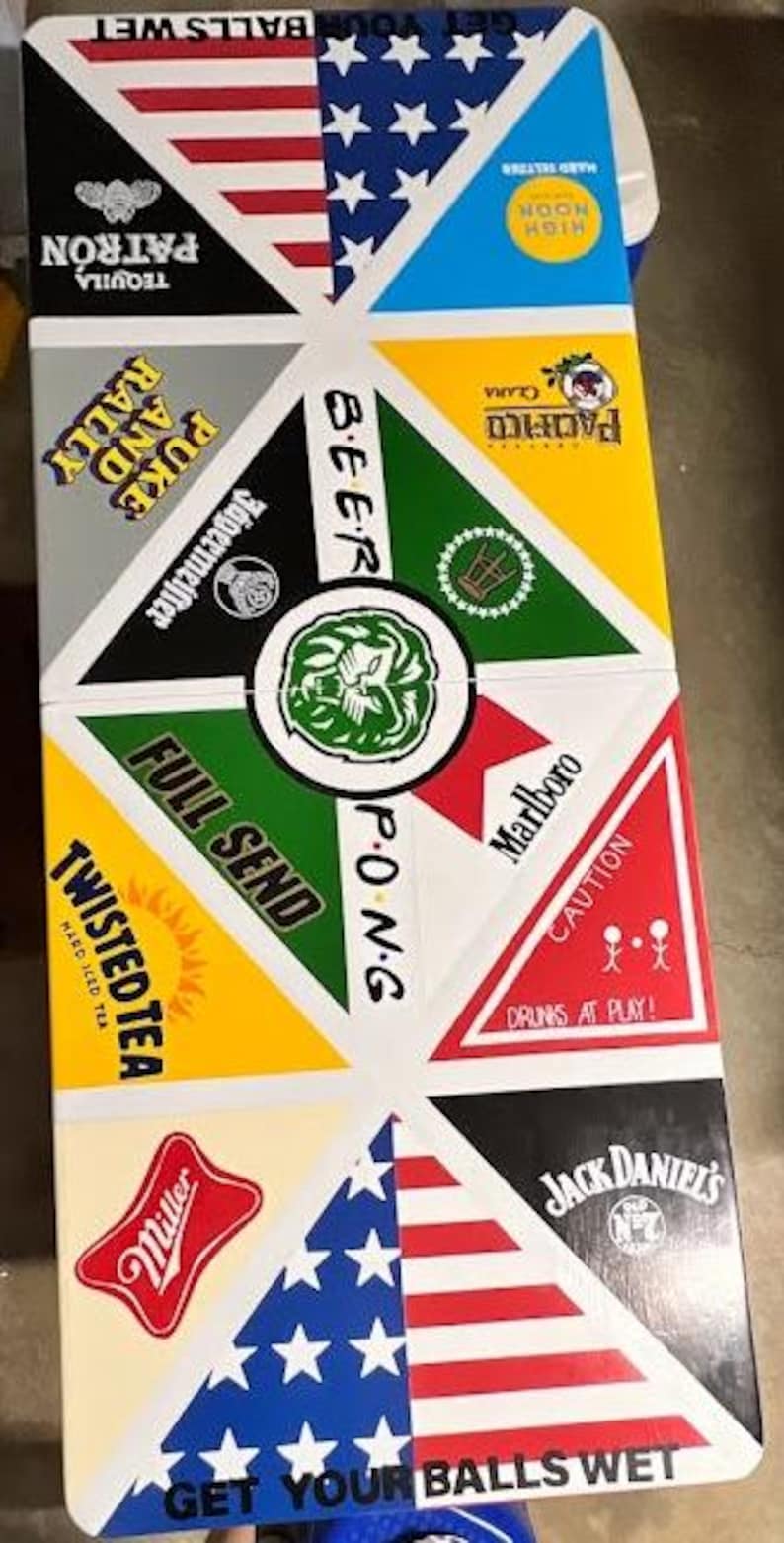 Custom Beer Pong Table - Etsy