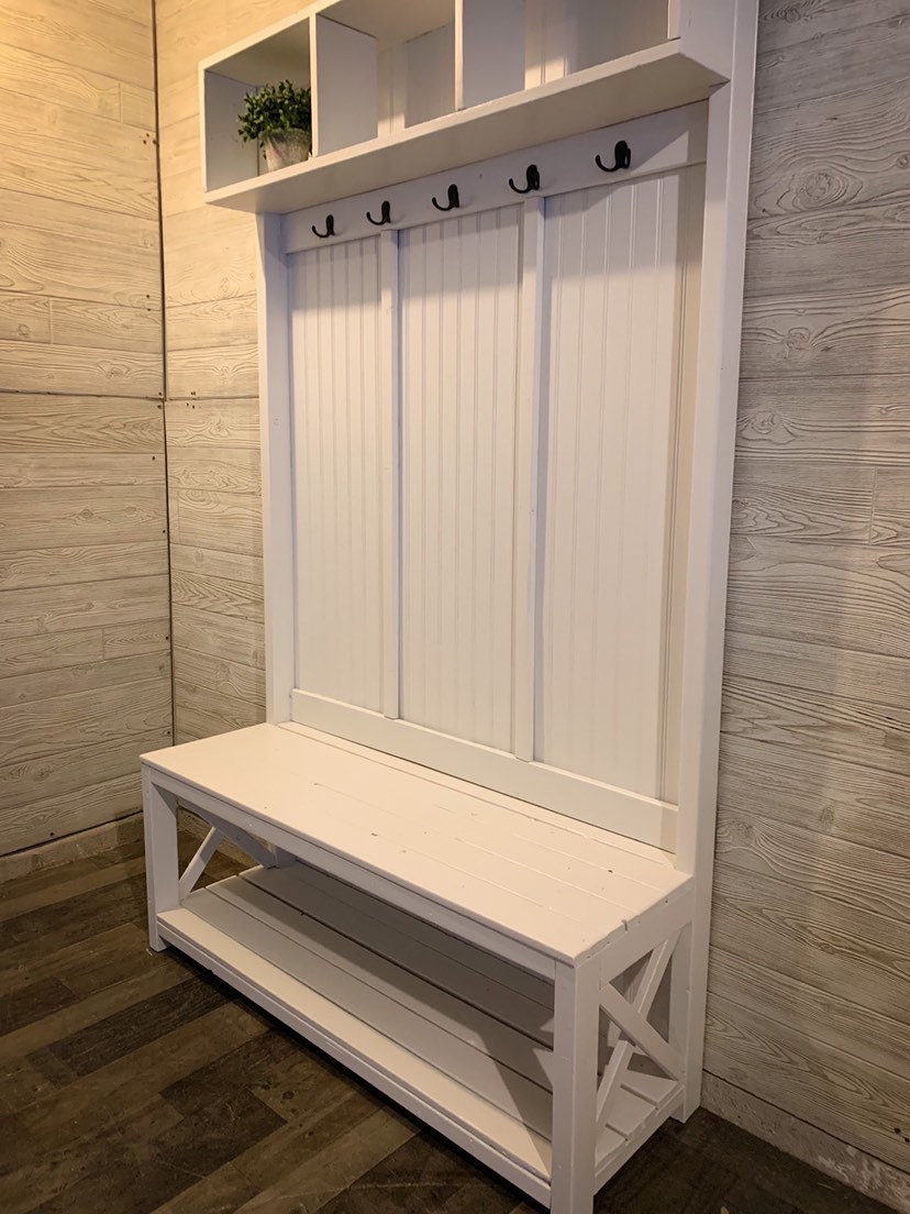 Gorgeous Hall Tree With Bench - Etsy