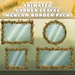 Animated Cute Webcam Border Pack / Garden Leaves Stream Overlays Bundle ...