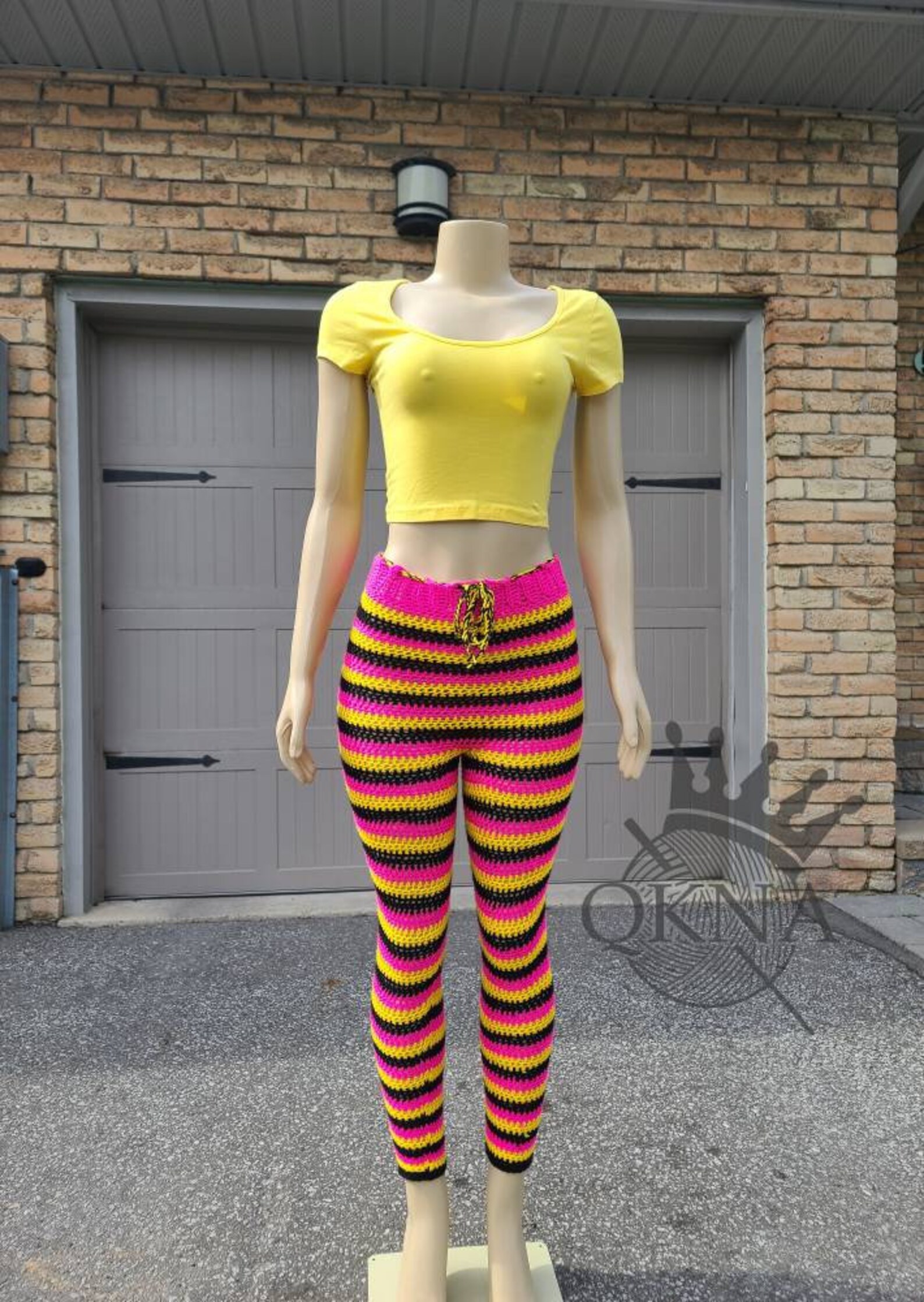 Sally Stripes Crochet Pants Pattern - Etsy