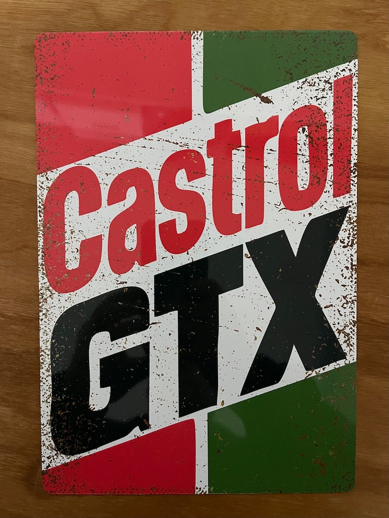 Vintage Garage Sign Old Advertising Large Metal Sign A4 | Etsy