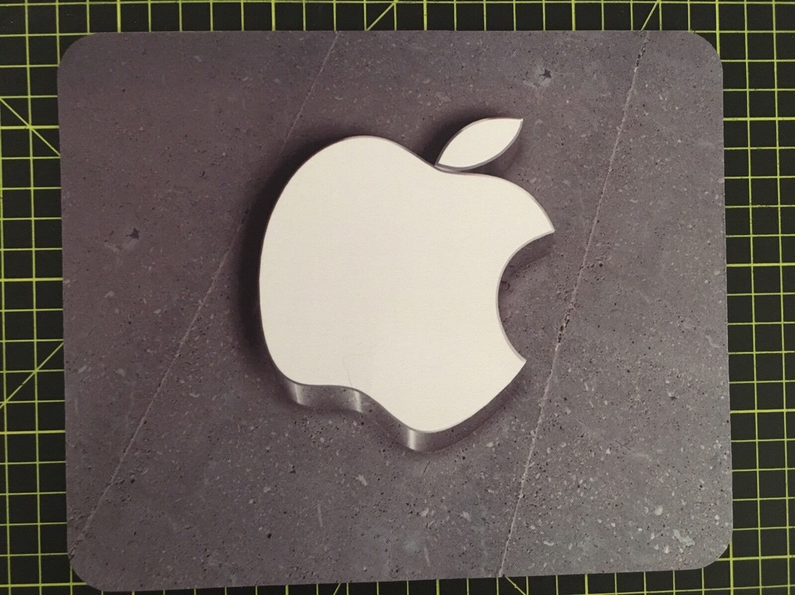 APPLE Concrete Effect MOUSEMAT MOUSE Mat Pad Compatible Mac Imac ...