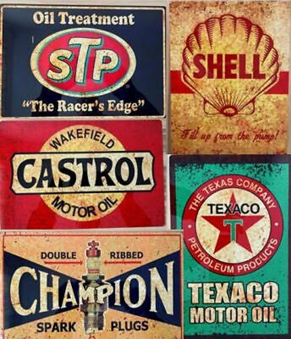 Metal Vintage Garage Signs