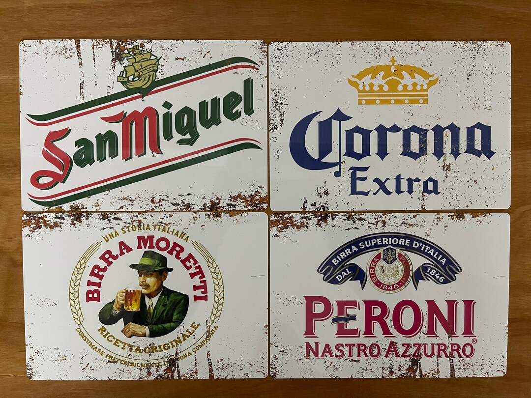 Vintage Beer Old Advertising Large Metal Sign A4 Perfect for the Pub ...