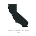 California State Statehood, Printable Wall Art Typography, Black and ...