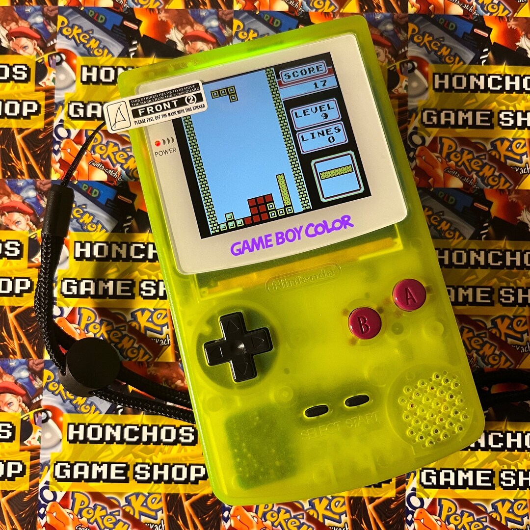 Custom Game Boy Color IPS Screen Upgraded Speaker Power - Etsy