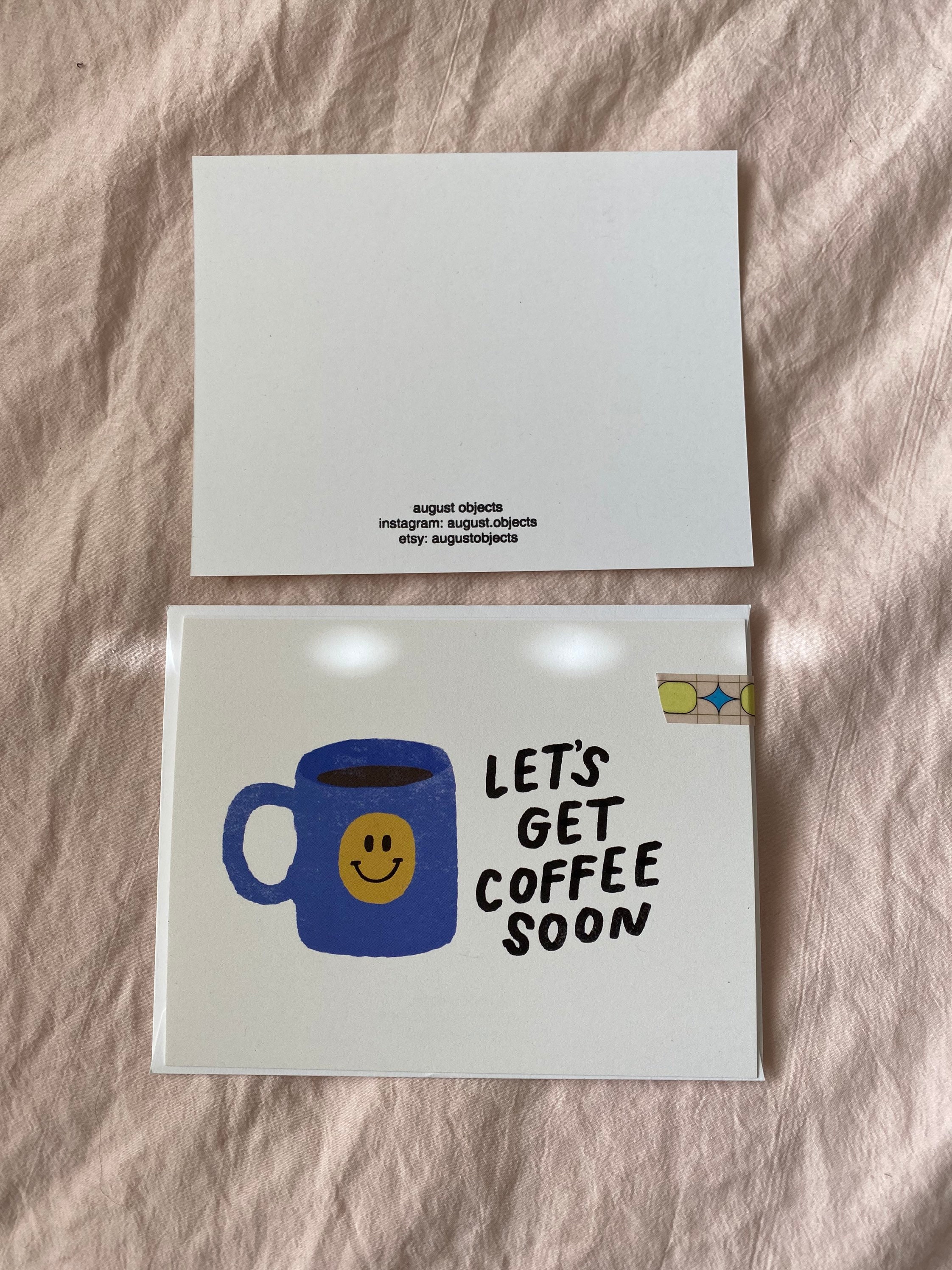 Friendship Card, Coffee Card, Smiley Face Card, Best Friend Card, Bff ...