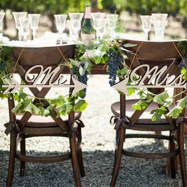 Wedding Chair Signs - Etsy UK