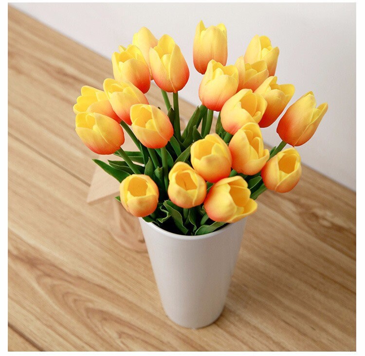 Tulips Artificial Flower Real Touch Tulip Bulbs Artificial | Etsy