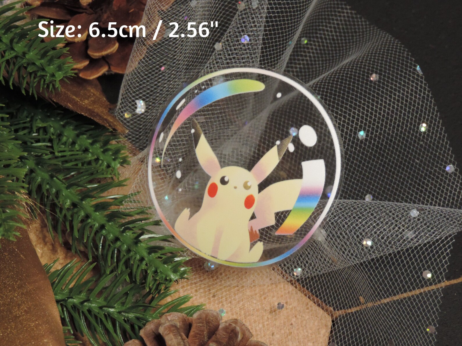 Pokémon in Bubbles Clear Waterproof Vinyl Stickers | Etsy