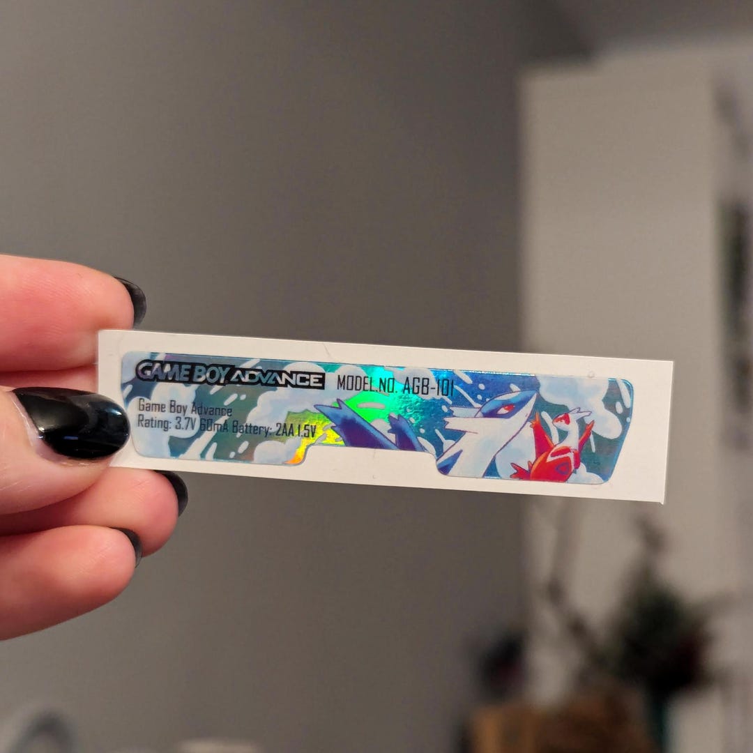Latias Latios GBA Back Sticker - Etsy