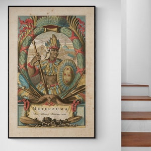 Montezuma Moctezuma II King Emperor of the Aztec Empire Tribe ...