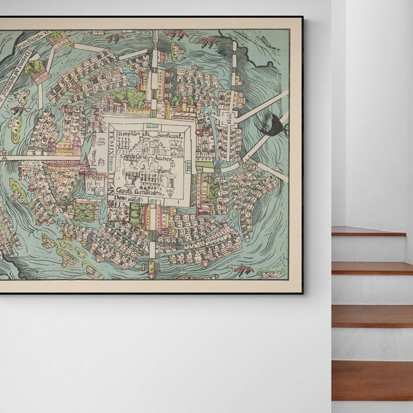 Indigenous Map Mexico - Etsy