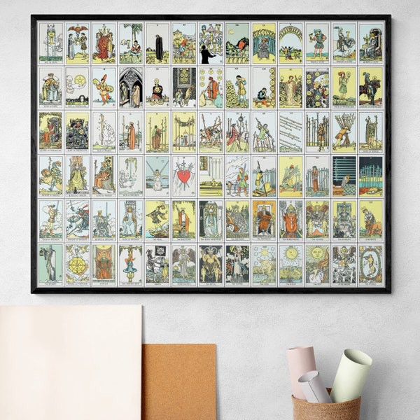 Antique Tarot Cards - Etsy