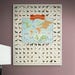 Pictorial Dog Breed Map of the World – Illustrated Vintage-style Map ...