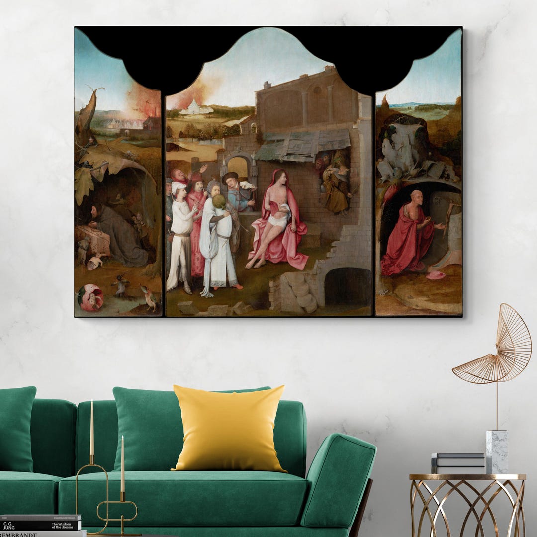 Job Triptych by Hieronymus Bosch – 16th Century Early Netherlandish ...