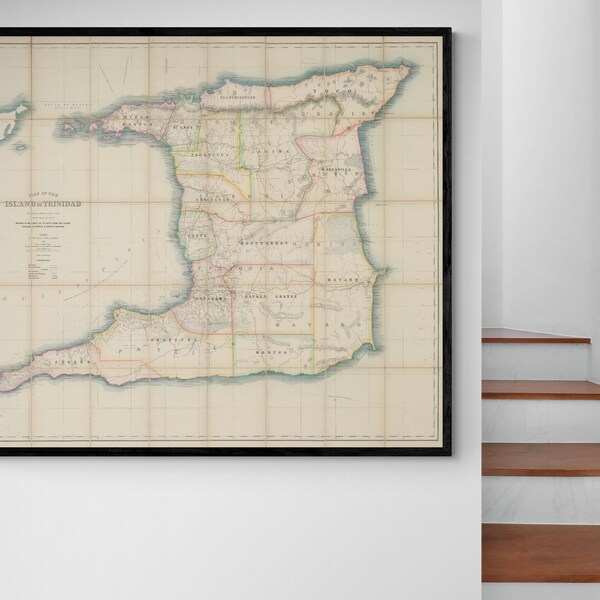 Trinidad Map Poster - Etsy
