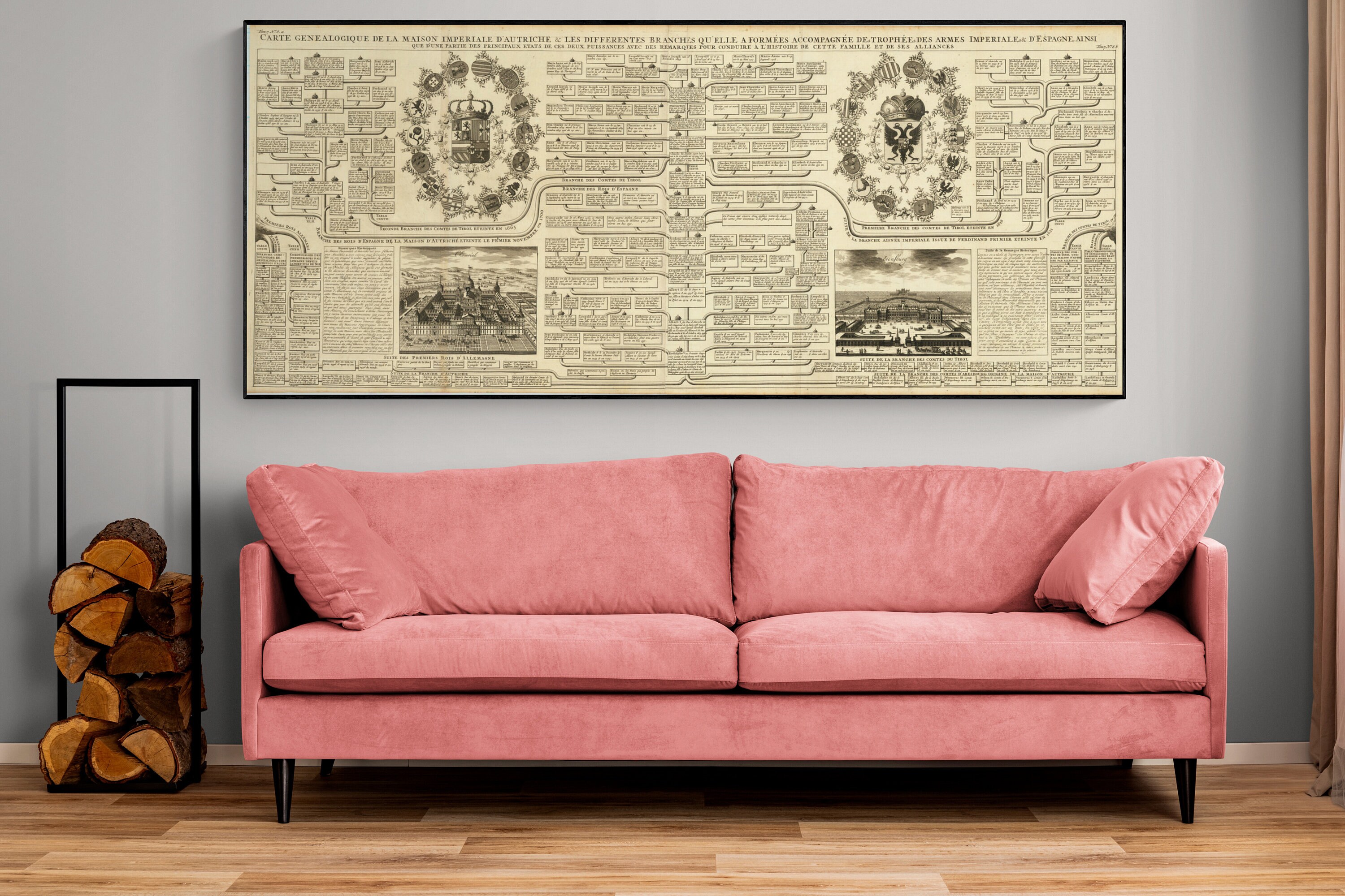 Genealogy Lineage Family Tree Chart of the House of Habsburg Dynasty ...