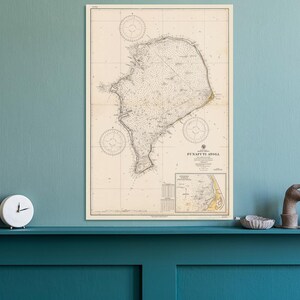 1896 Map of Funafuti Atoll Tuvalu Historical Oceania Geography Tuvaluan ...