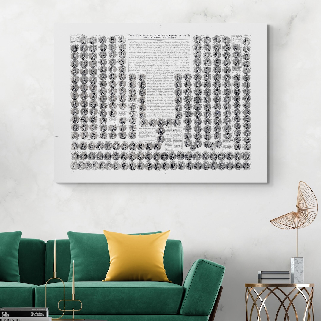 Ancient Roman Emperors Chart – Augustus Caesar to Romulus Augustulus ...