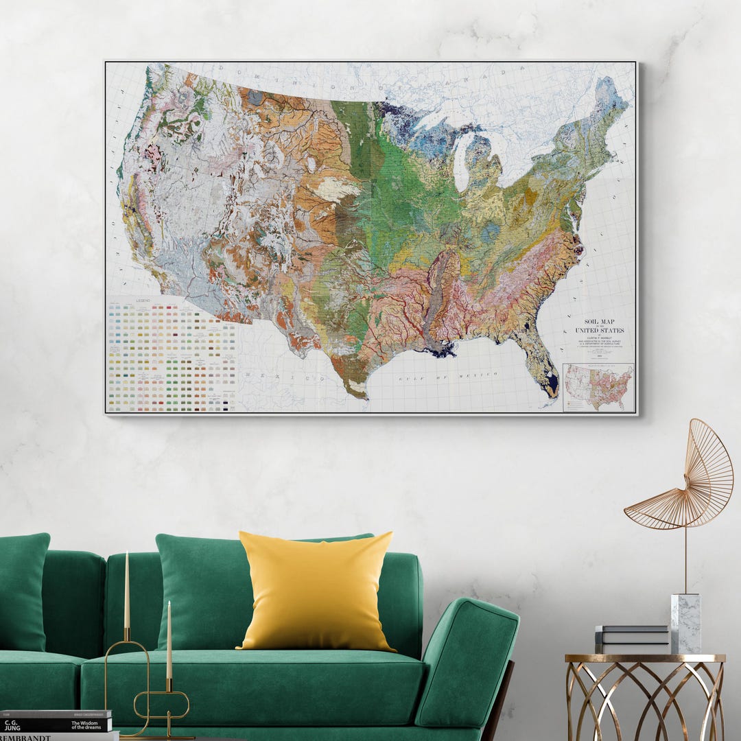 Soil Survey Map of the United States – Agricultural Geography ...