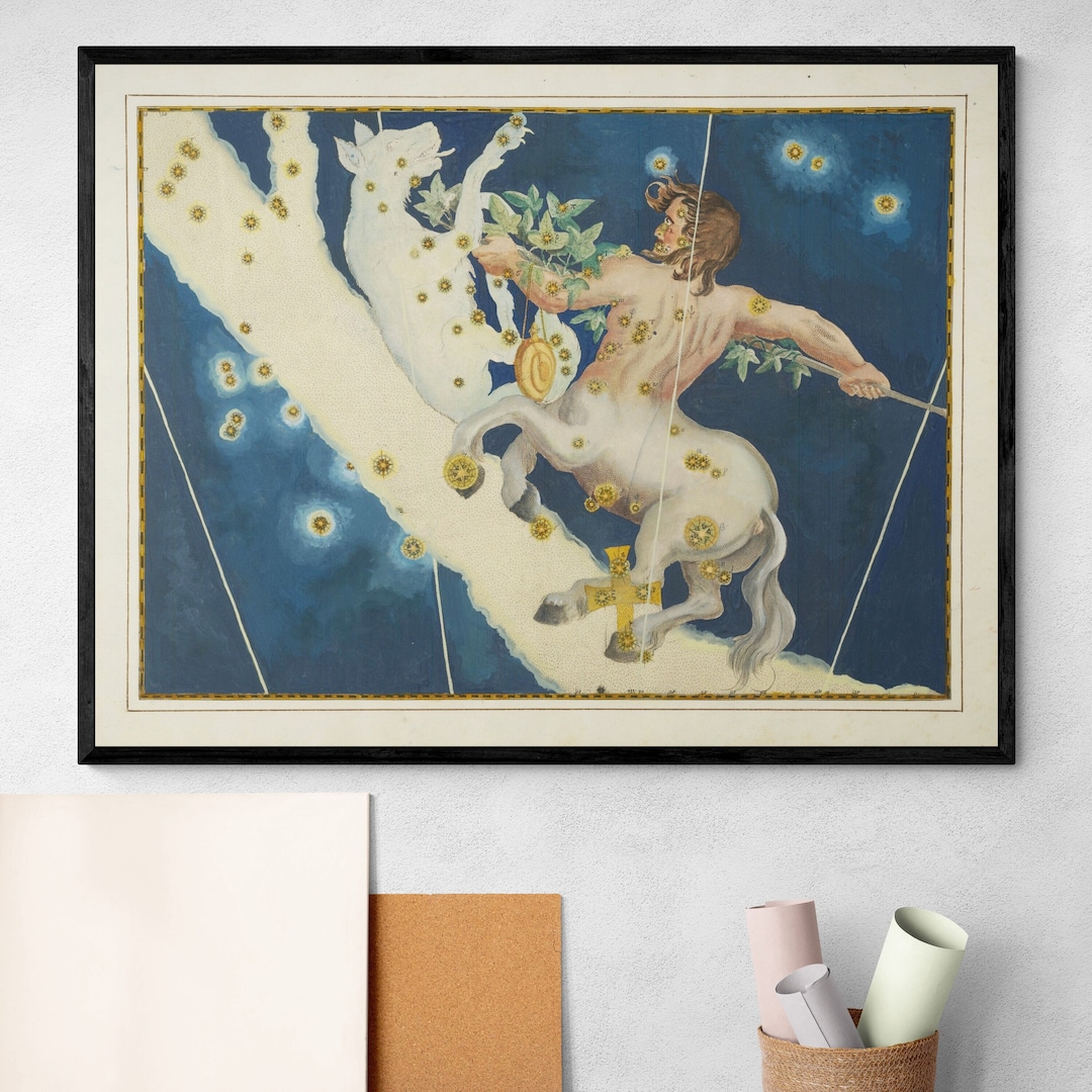 Lupus and Centaurus Zodiac Astrology Star Sign Constellation - Etsy