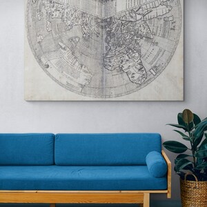 1507 Ruysch Map of the World – Renaissance Cartography Showing Pre ...