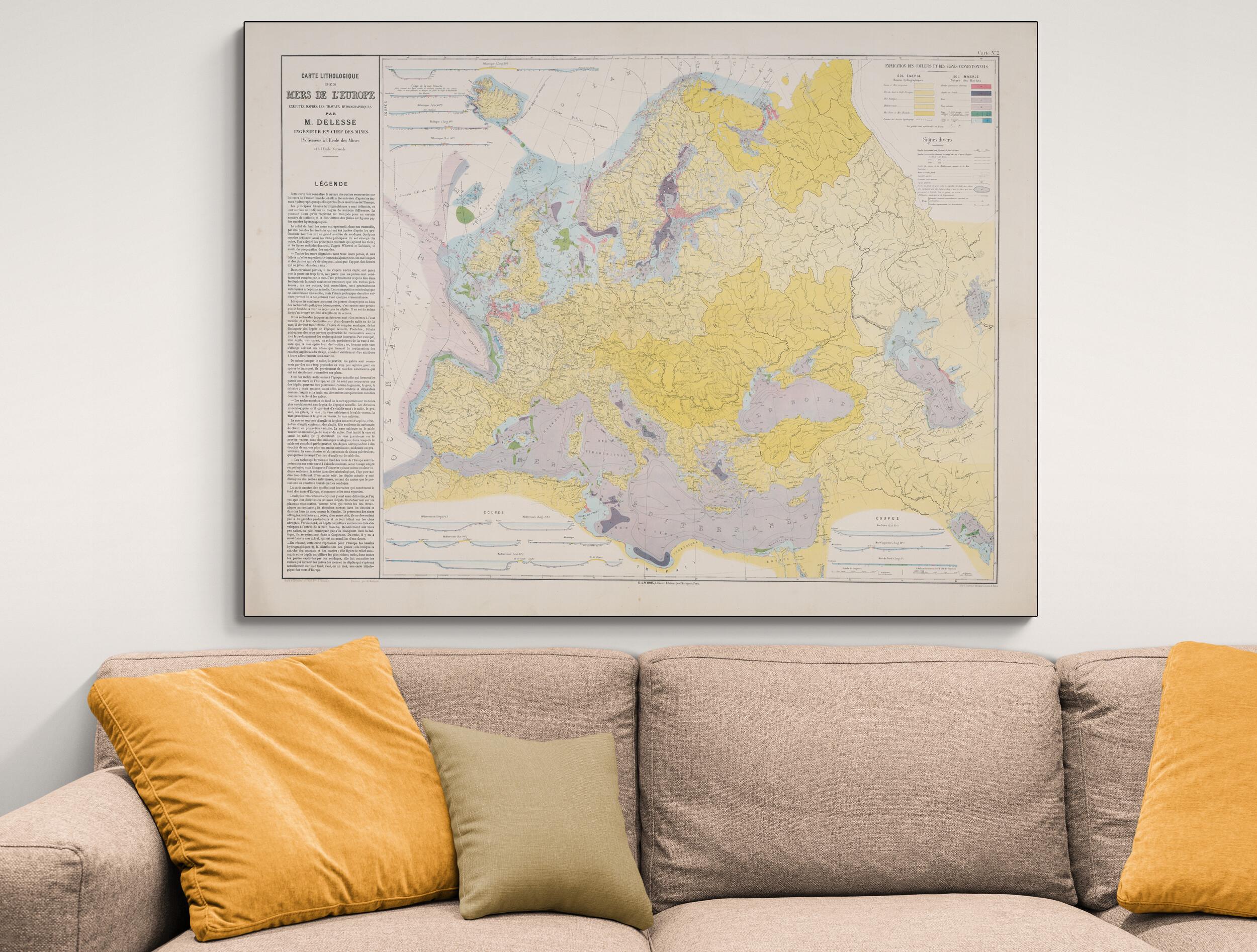 Geological Map of Europe – Historical Earth Science Cartography ...