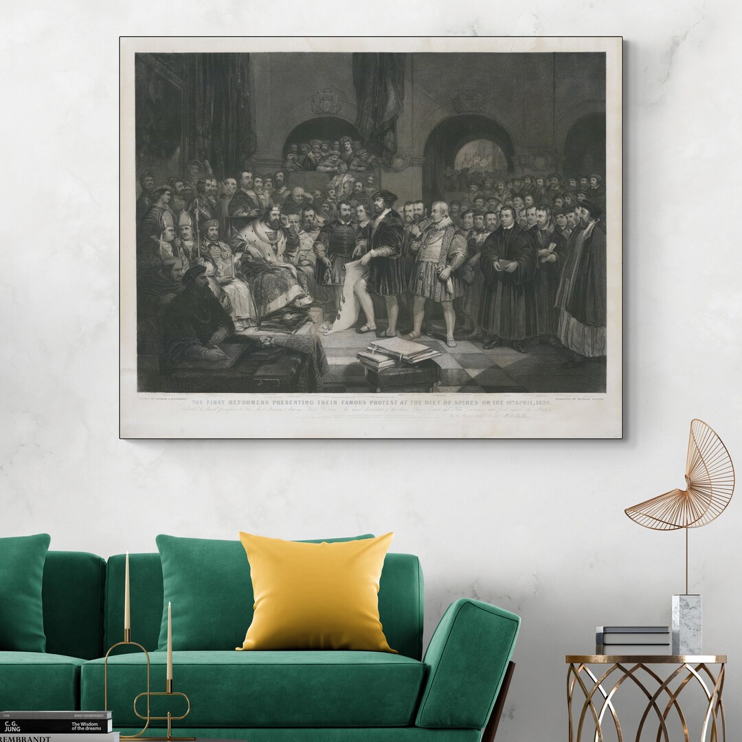 First Reformers Protestation at Speyer on April 19 1529 Protestant ...