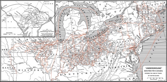 Harriet Tubman Civil War Map