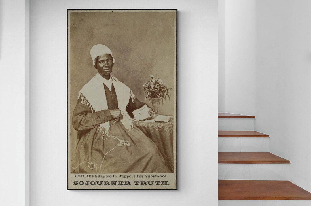 Sojourner Truth Portrait Freedom Fighter Abolitionist Suffragette ...