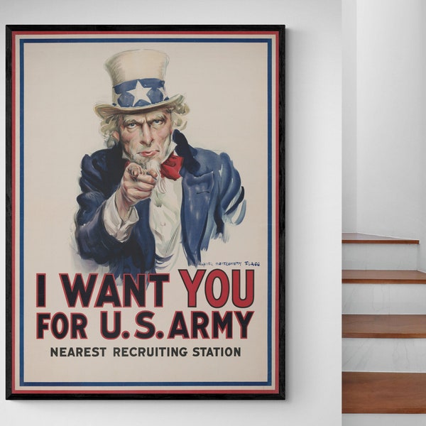 Uncle Sam Poster - Etsy