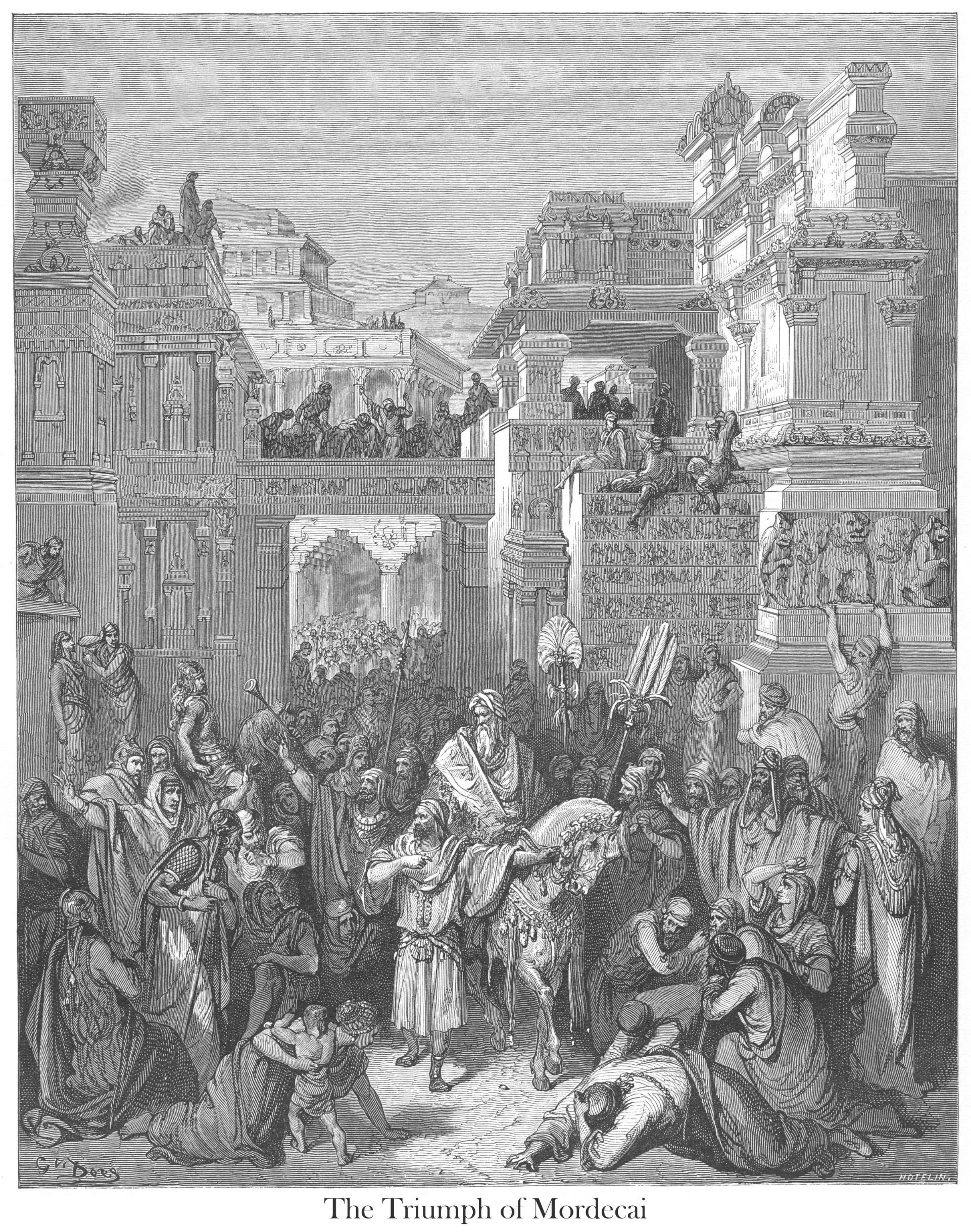 The Triumph of Mordecai Gustave Dore Antique Christianity Apocrypha ...