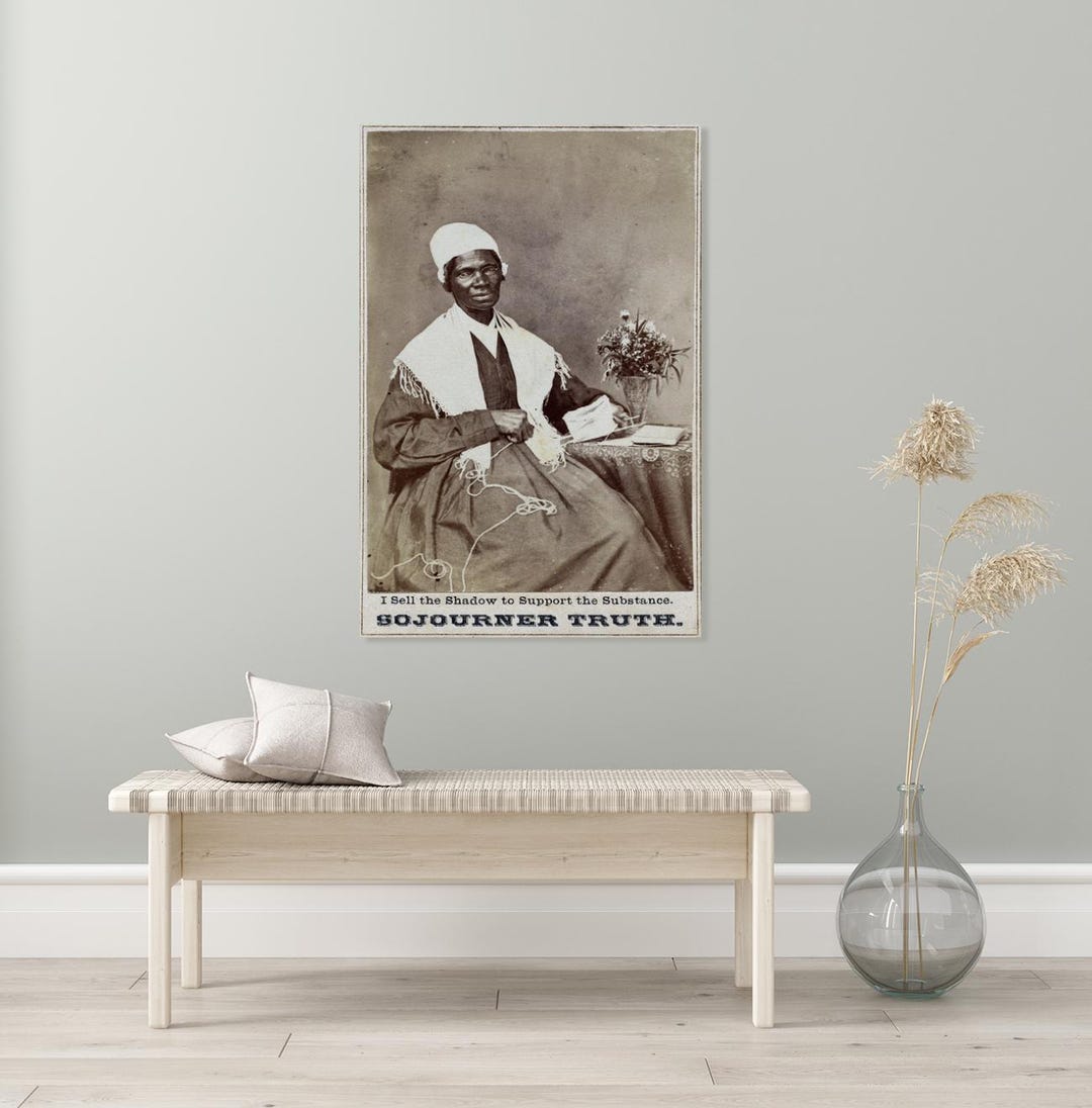 Sojourner Truth Portrait – Abolitionist & Suffragette Art Print ...