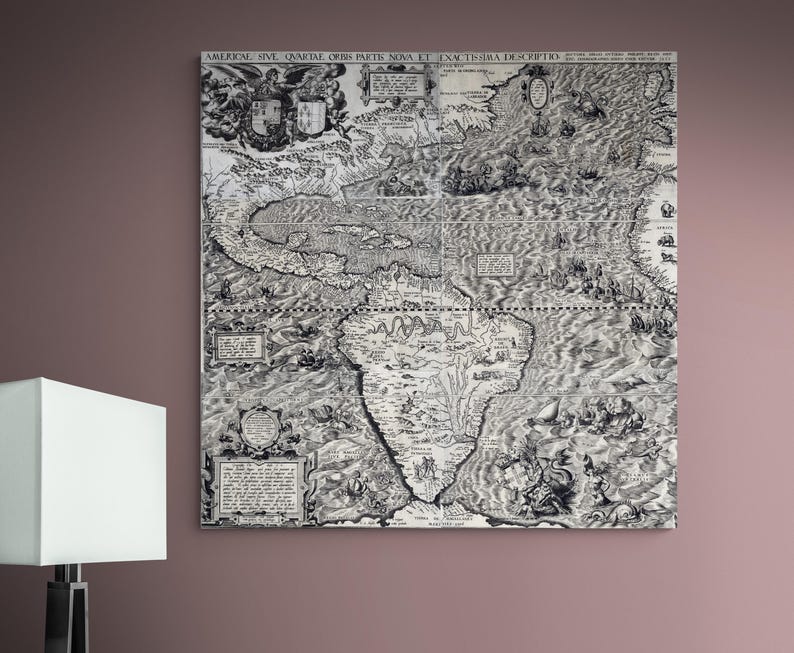 1562 Diego Gutiérrez Map of the New World – First to Name California ...