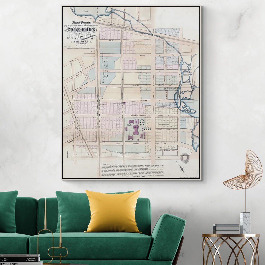 1865 Map of Tribeca and Canal Street Manhattan – Historic NYC ...