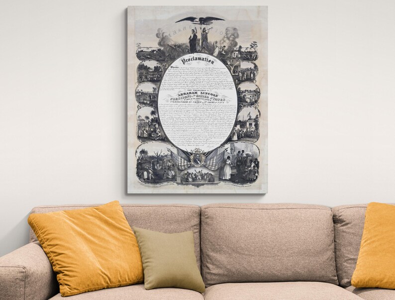 Emancipation Proclamation 1864 – Abraham Lincoln Executive Order ...