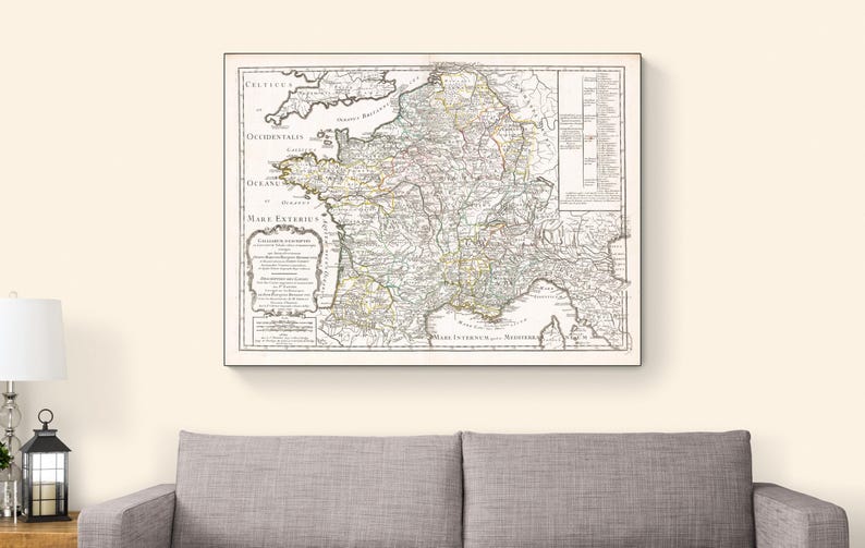 Map of Ancient France – Historical Map of Roman Gaul Showing Provinces ...