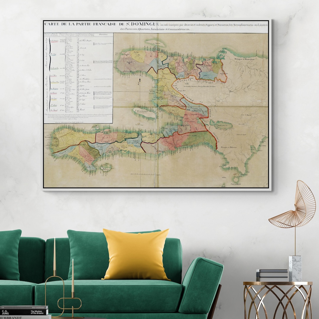 1802 Map of Haiti – Colonial-era Map Issued During the Haitian ...