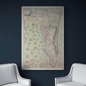 1782 Military Map of the Great Siege of Gibraltar – Strategic ...