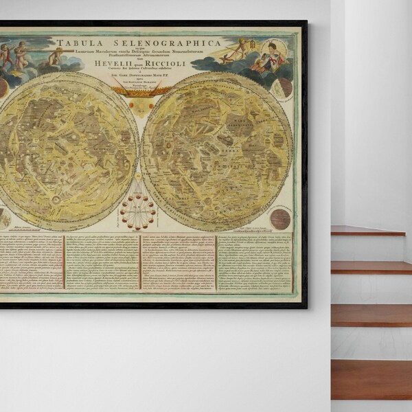 18th Century World Map Poster - Etsy