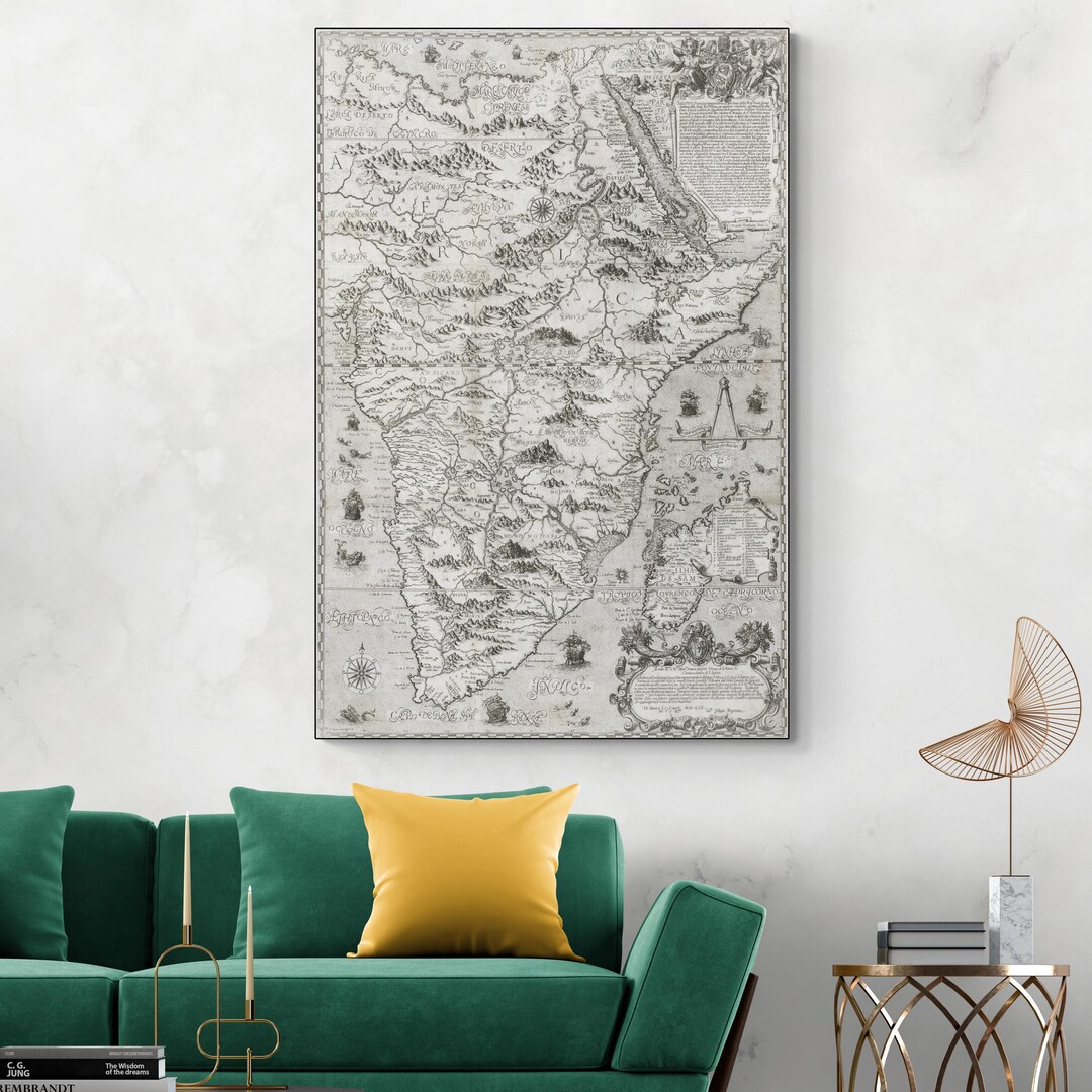 1591 Filippo Pigafetta Map of Africa – First Printed Map Challenging ...
