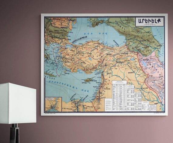 Armenian Language Map