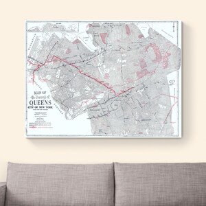 1937 Map of Queens – Historic New York City Borough Map of ...