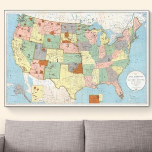 1902 Map of Native American Indigenous Reservations – Historic U.S ...