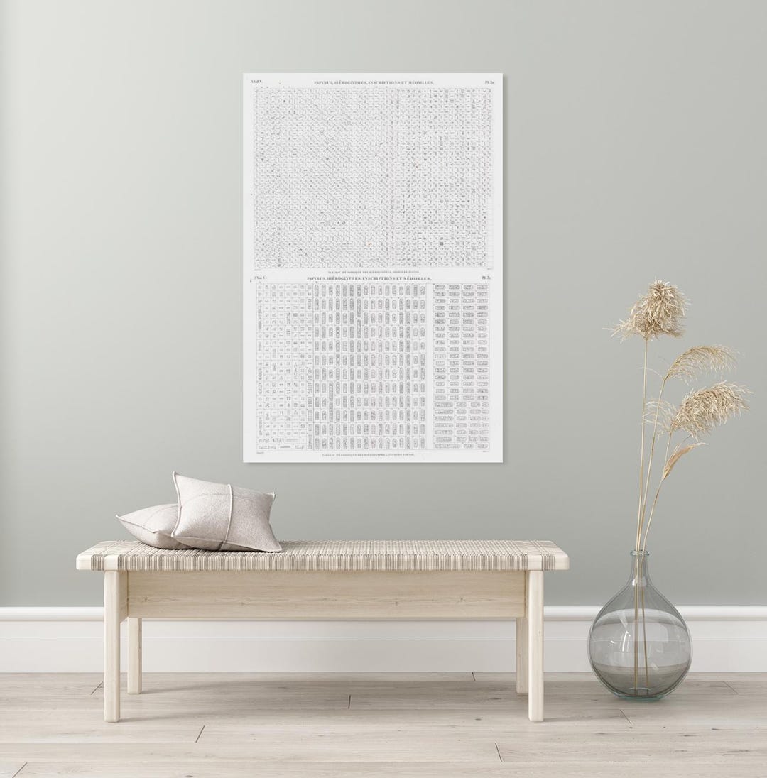 Ancient Egyptian Hieroglyphs Chart Alphabet Language Hieroglyphics ...