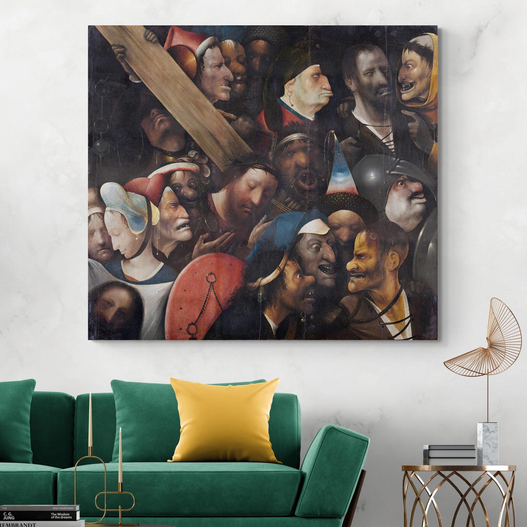 Christ Carrying the Cross by Hieronymus Bosch – Early 16th Century ...