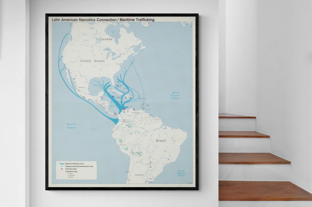 1986 CIA Top Secret Narcotics Drug Trafficking Maritime Boat - Etsy