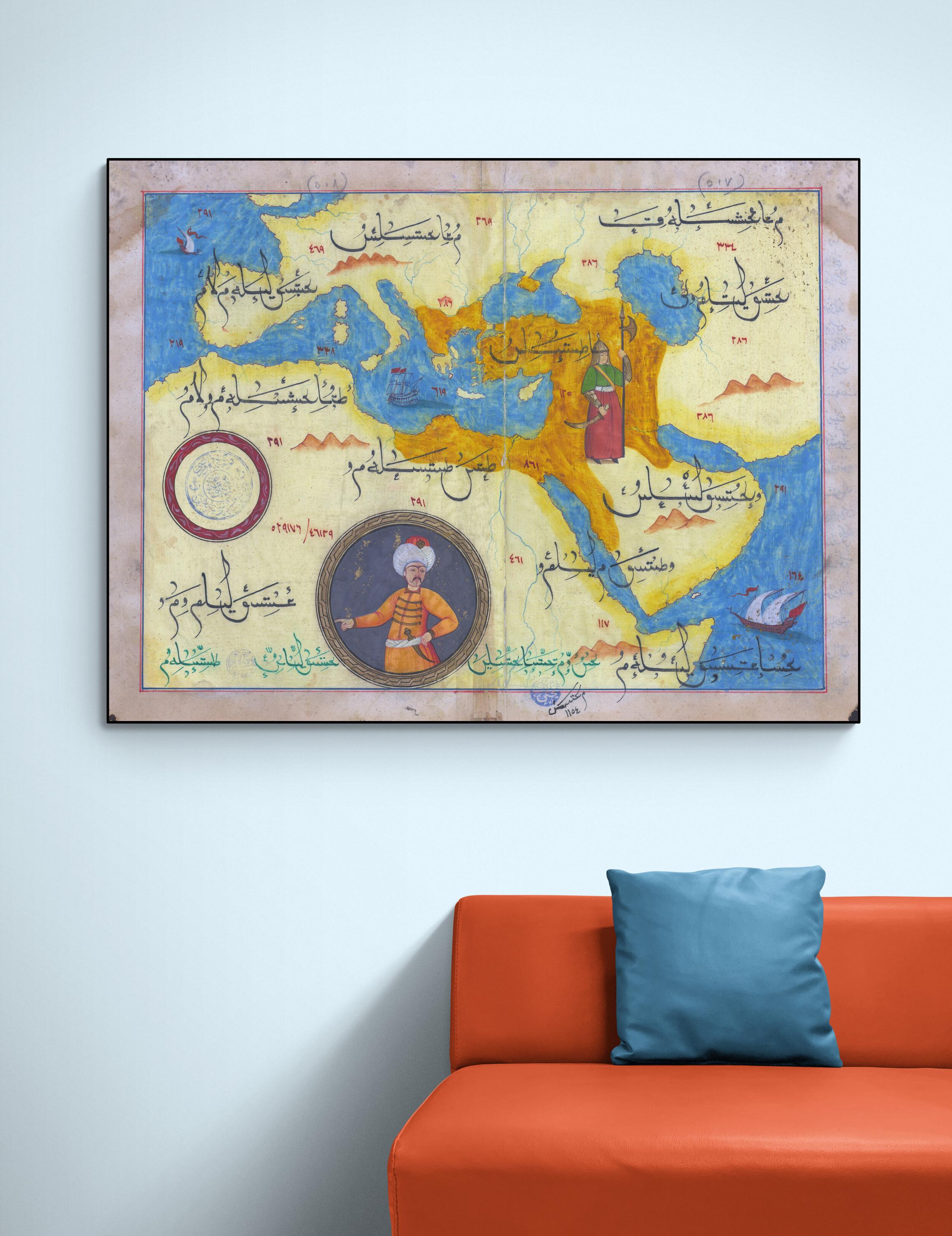 19th Century Map of the Ottoman Empire – Historic Turkish Cartography ...